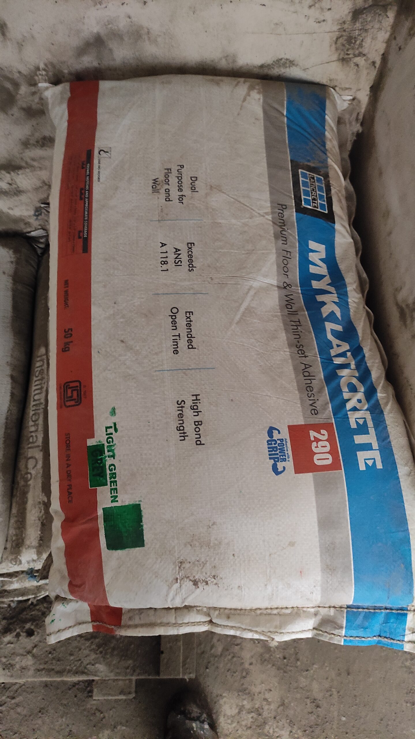 Tile Work - Wall Dado Fixing with Adhesive - DND Construction